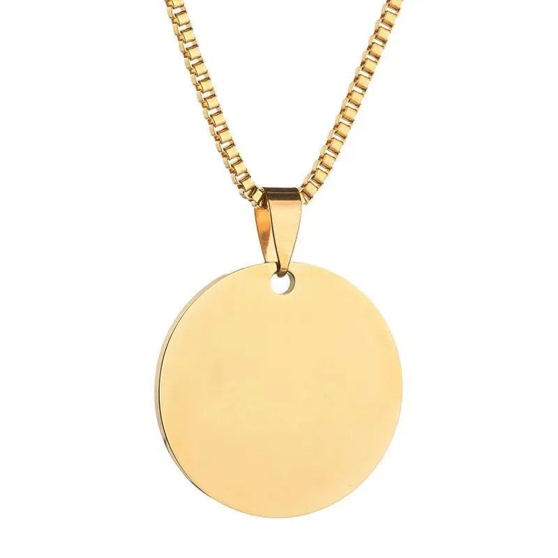 Minimal circle chain – XVXII Jewellery