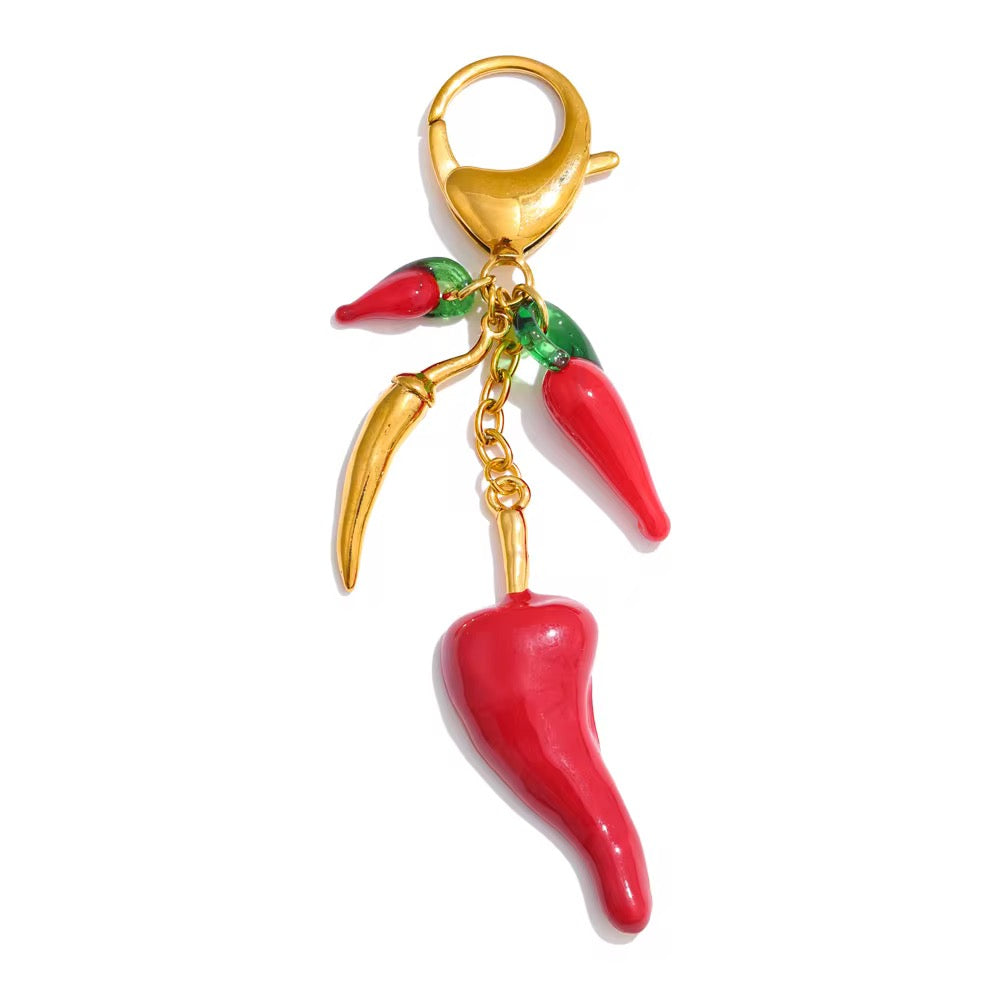 Spicy chilli keychain – XVXII Jewellery